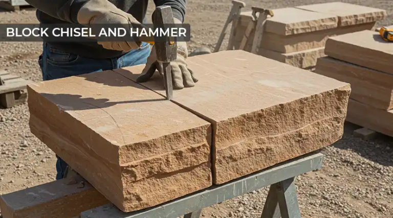 How to cut Indian Sandstone Paving