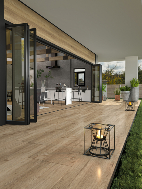 Wood Effect Outdoor Porcelain Paving - Royale Stones
