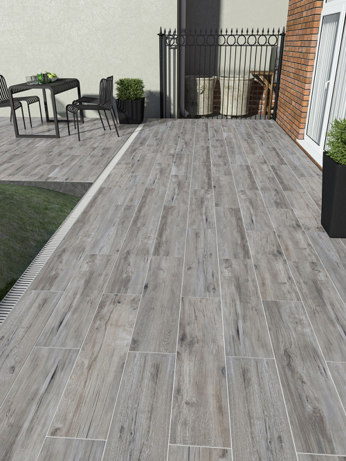 Oak wood paving slabs, wood effect porcelain paving slabs, 1200x300 ...
