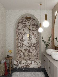 Calcatta Viola Porcelain Tile - 1200x600