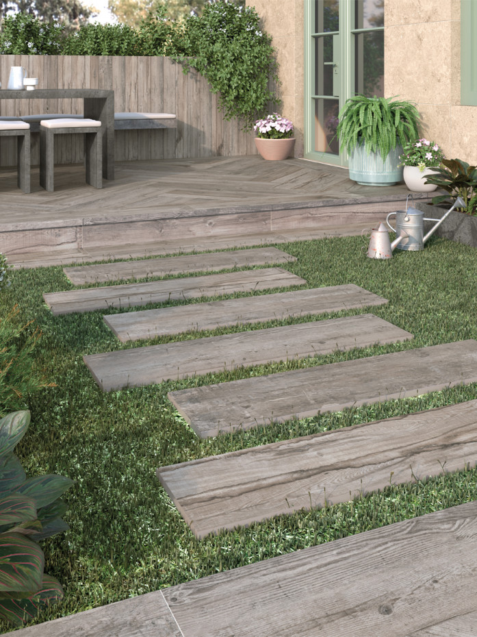 Wood Effect Outdoor Porcelain Paving - Royale Stones