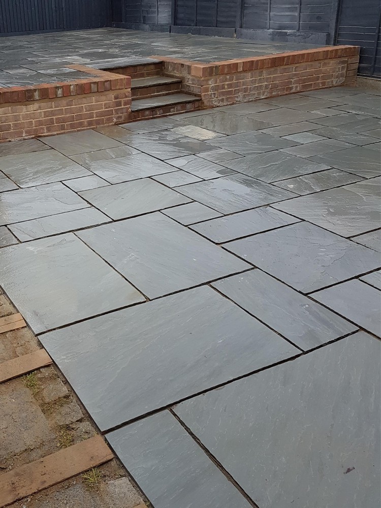 Kandla Grey Sandstone | Grey Indian Sandstone | Mix Size Pack