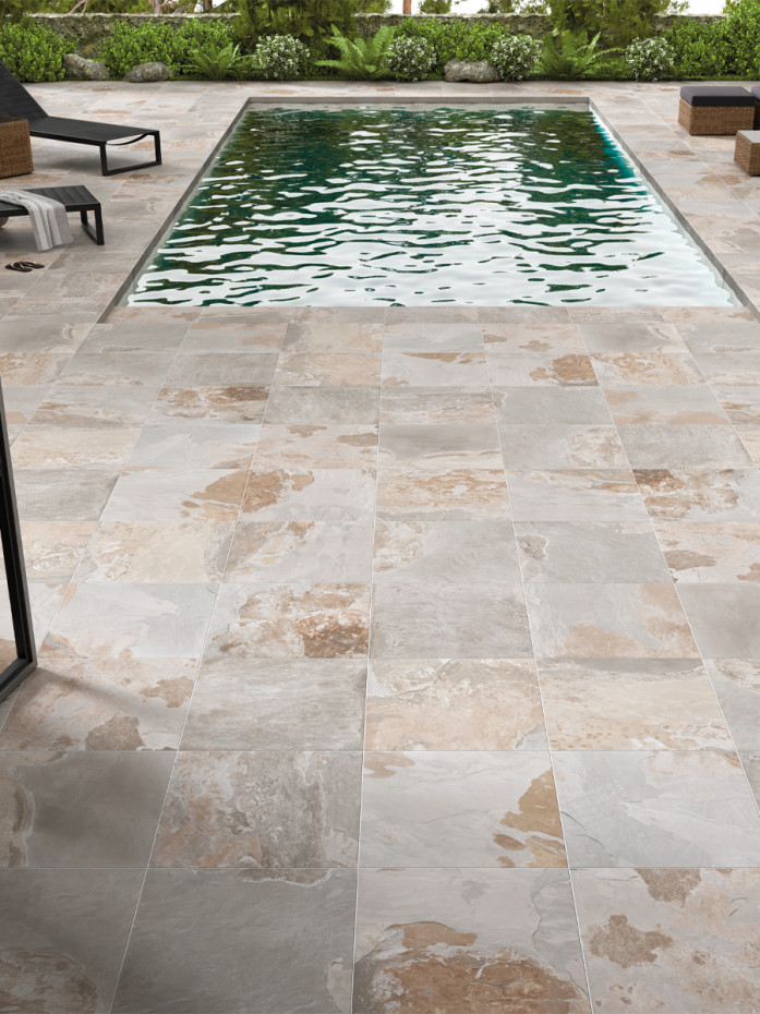 Outdoor Contemporary Porcelain Paving Slabs & Tiles, Vitrified Paving Slabs